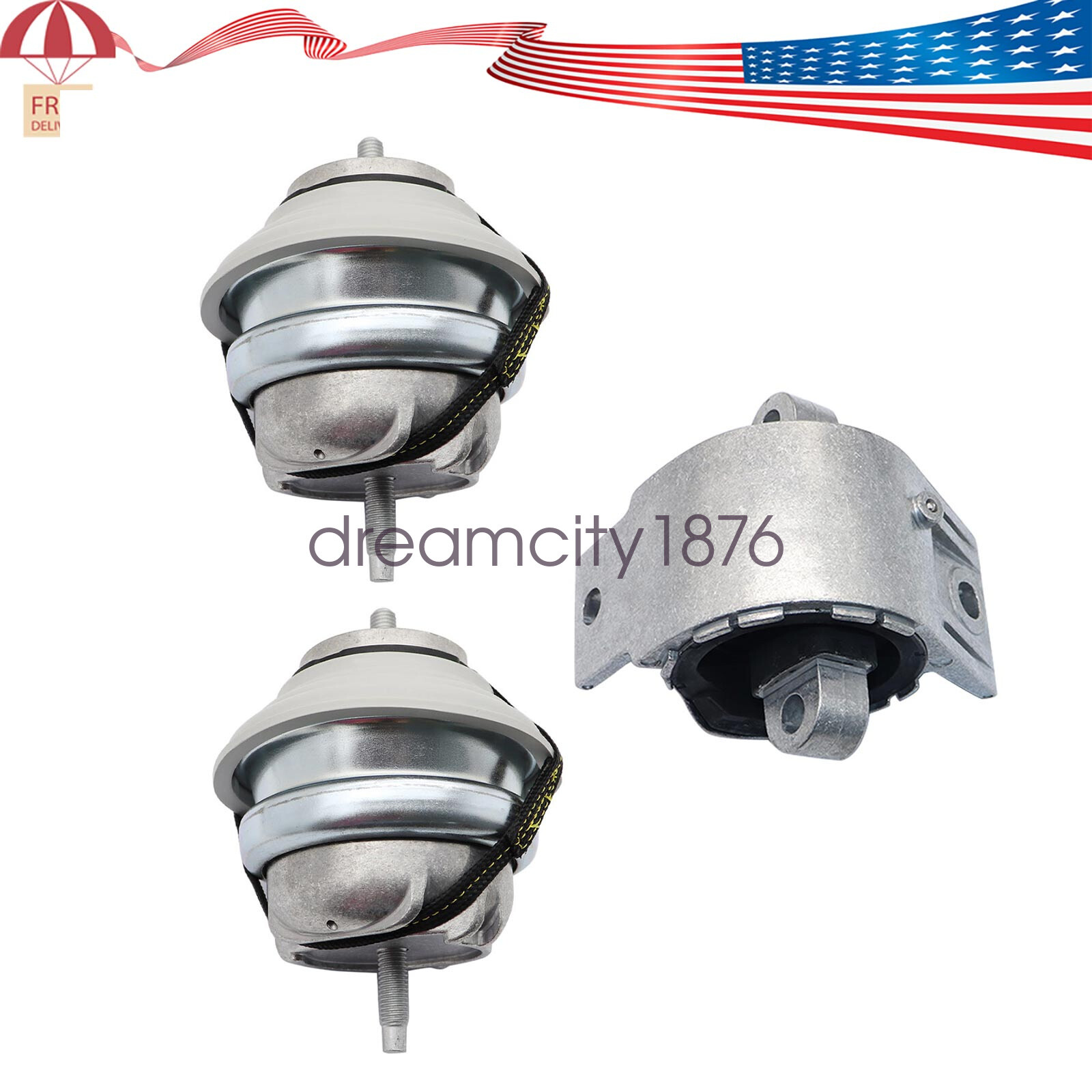 3pcs Engine Motor Mount Trans L+R C2D16622 C2D38505 Fits for Jaguar XF ...