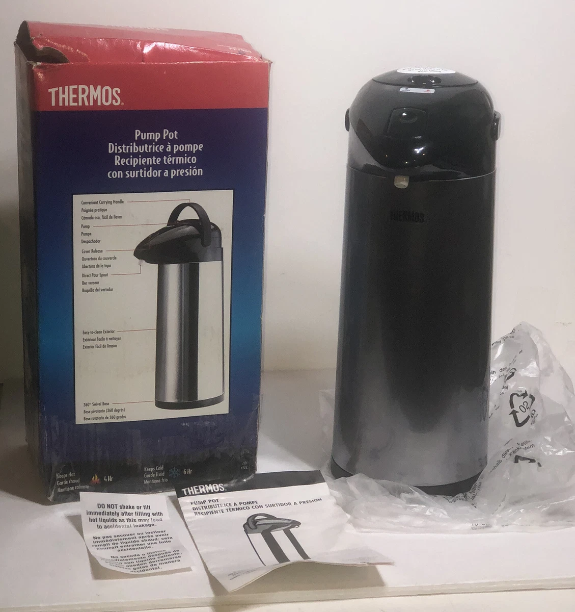 Hot Beverage Dispenser Thermos