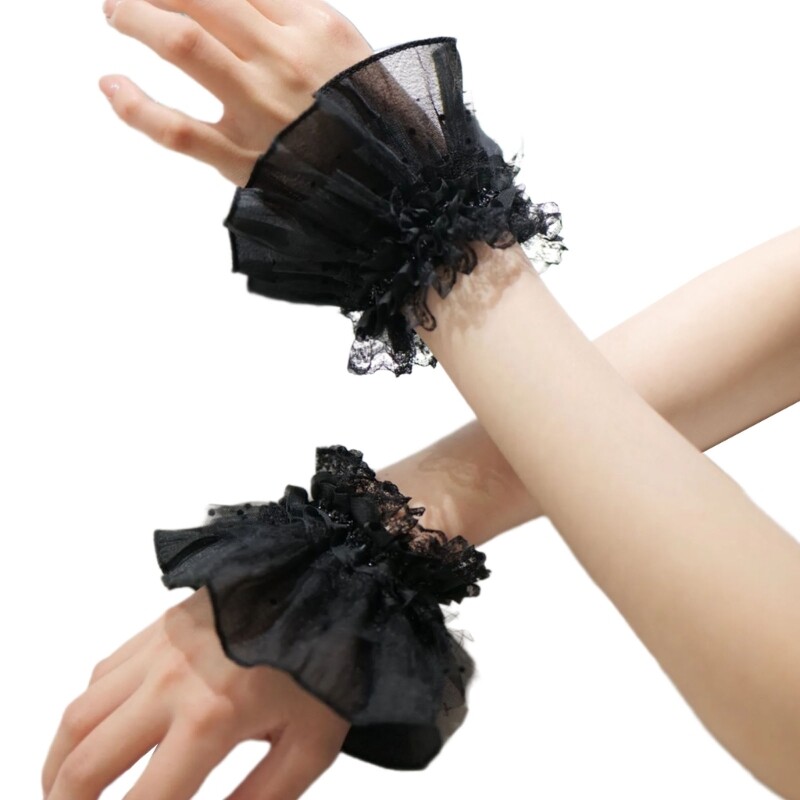 Sweater Sleeves Flared Sleeves False Wrist Cuffs Decorative Wrist False ...