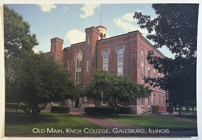 Old Main, Knox College, Galesburg Illinois Color Photo Building ...
