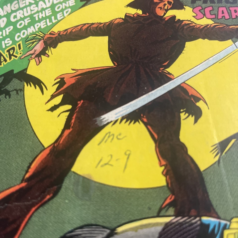 Batman #189 DC Comic Book 1967 1st Appearance of the Scarecrow Silver ...