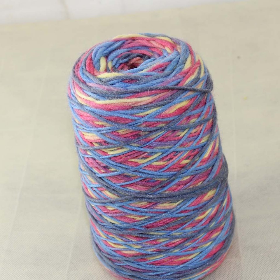 New Soft Multi Color 1Cone Of 500g Woolen Thick Yarn Hand Knitting ...