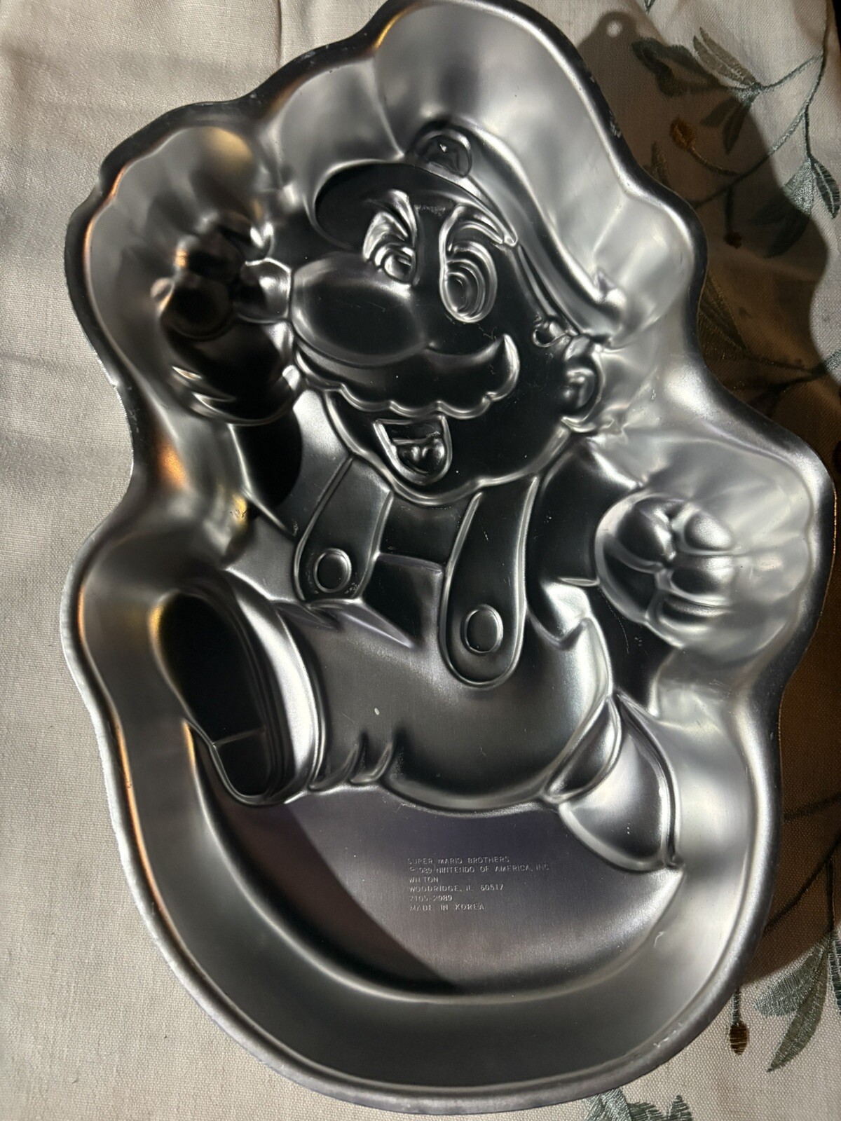 WILTON 1989 SUPER MARIO BROTHERS CAKE PAN KOREA 2105-2989 MARIO ...