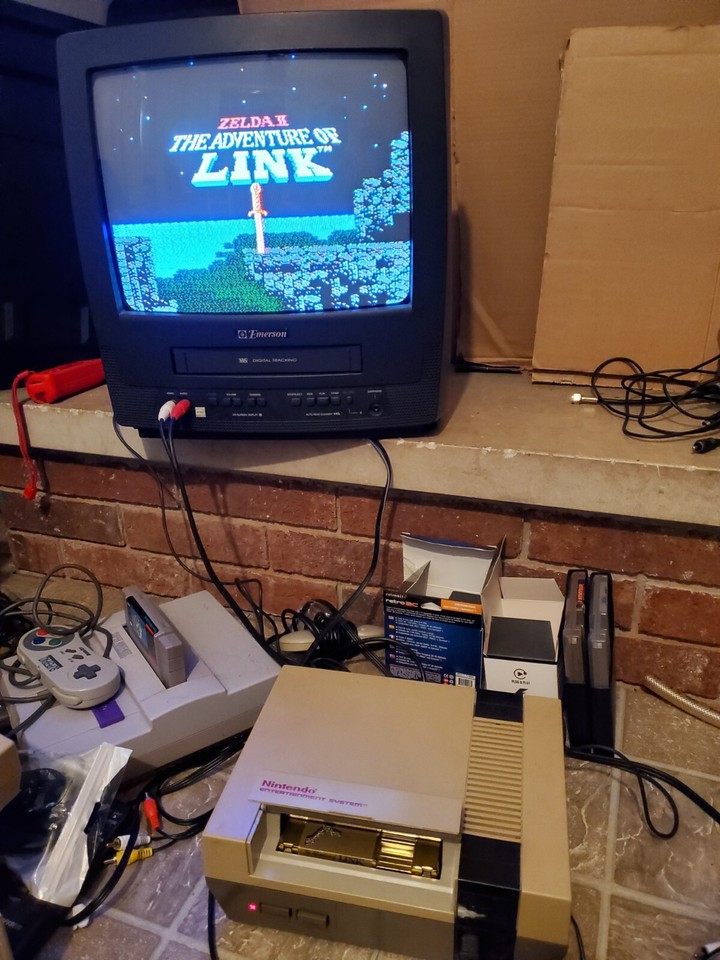 (NEW BATTERY!) Zelda 2 The Adventure Of Link (Nintendo NES) Gold ...