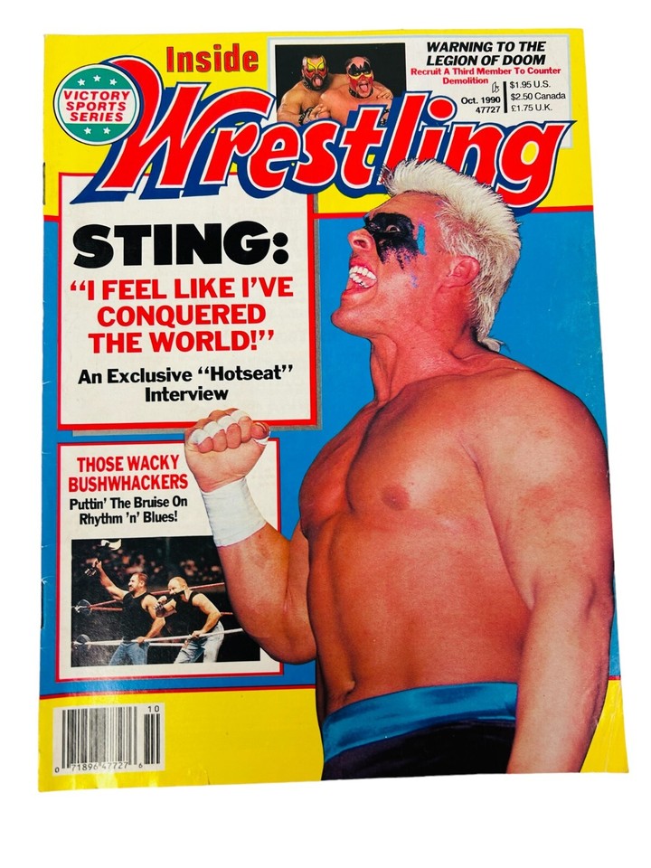 STING VINTAGE 1990 INSIDE WRESTLING MAGAZINE | eBay