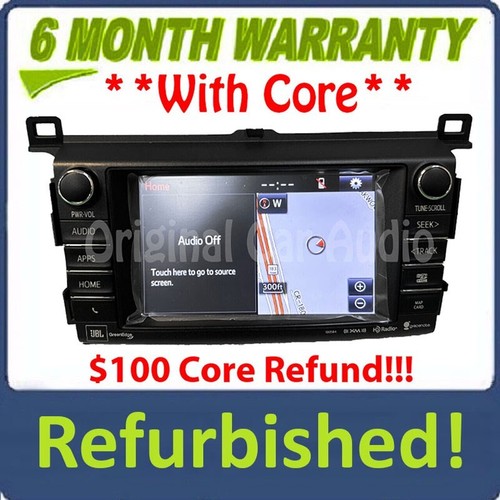 Refurbi 2015 - 2018 Toyota Rav4 OEM JBL Entune Navigation Gracenote SAT ...