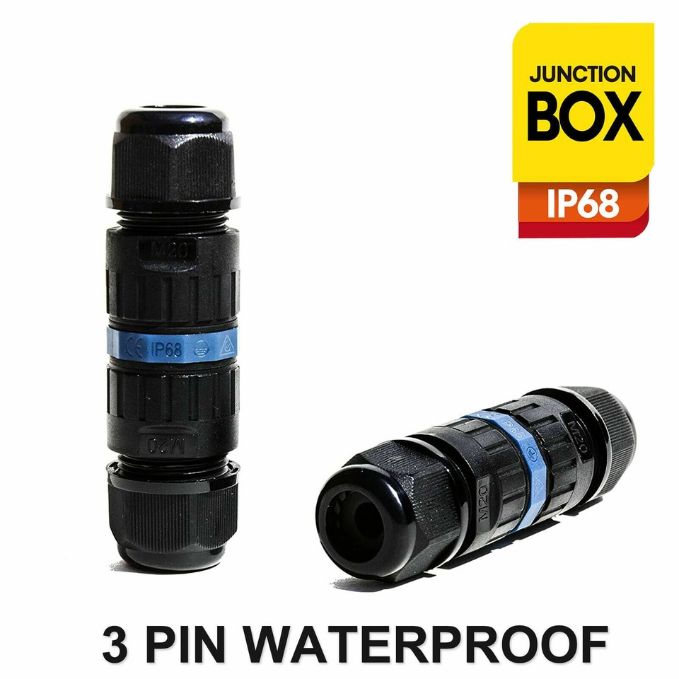3 Pole Core Joint Outdoor IP68 Waterproof Electrical Cable Wire ...