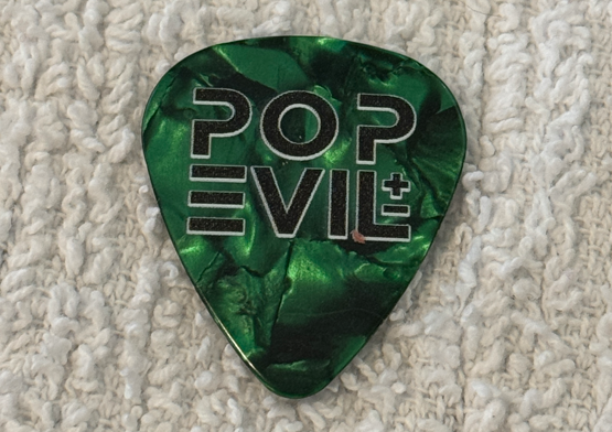 Pop Evil Nick Fuelling Signature Tour Guitar Pick Concert Stage Band ...