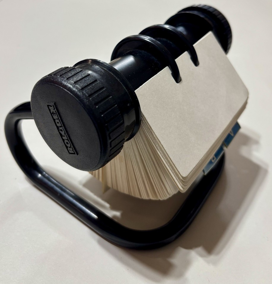 Vintage Rolodex Rotary Desktop Card File - Mid Century Office Decor | eBay