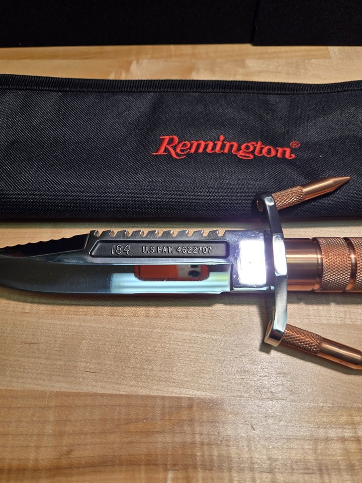 Harold Klinkhamer Custom Buck 184, Copper Handle, Copper Lanyard Ring ...