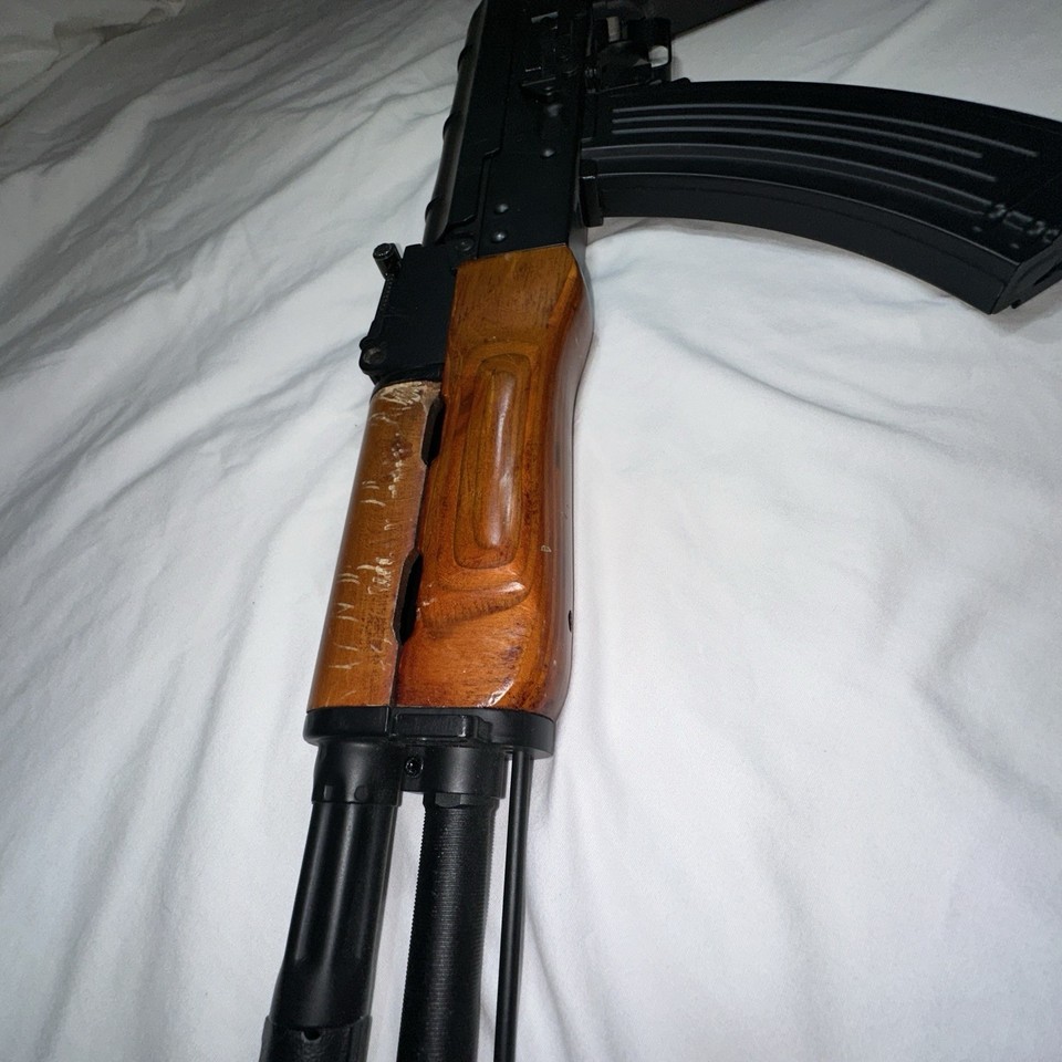 Matrix / CYMA Standard AK47 Full Metal Real Wood Airsoft AEG Lipo Ready ...