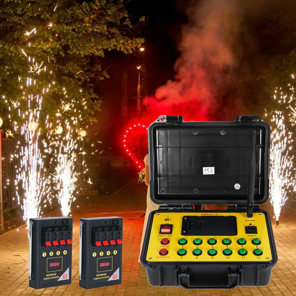36 Cues Wireless Fireworks Firing System Remote Control Fire Control ...
