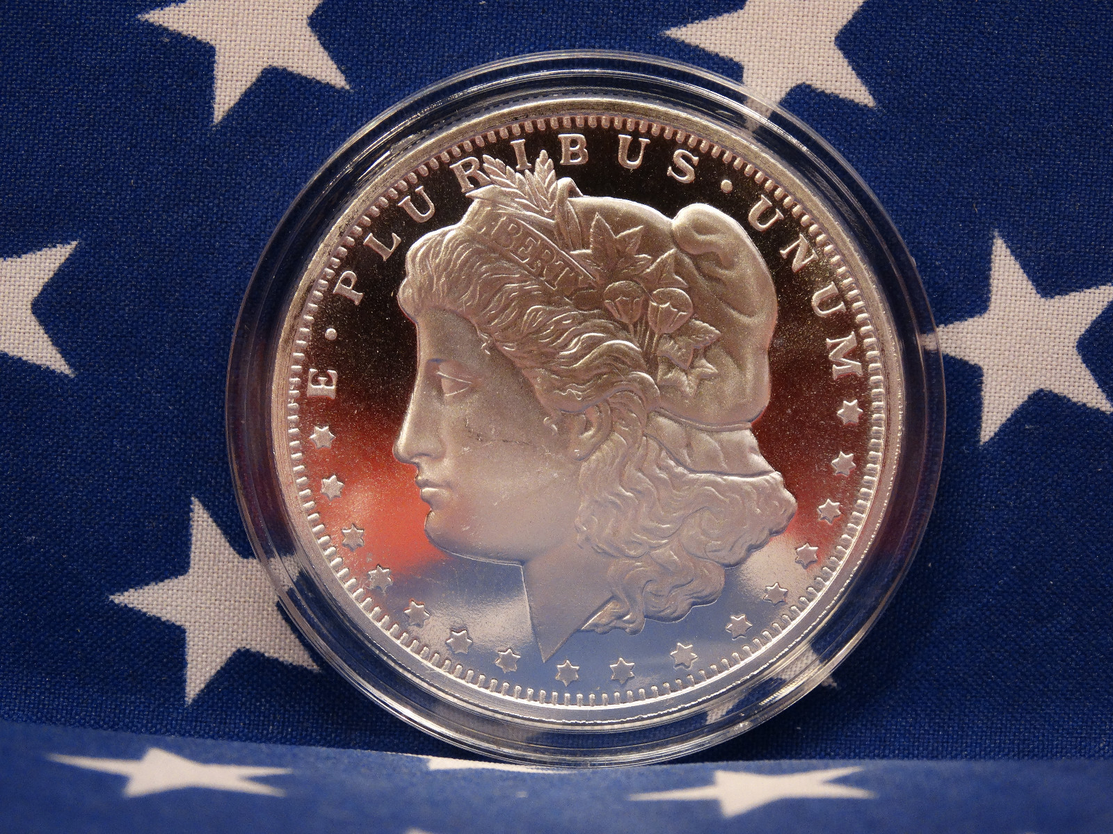 GSM Morgan Silver Dollar Round BUPL 1oz Troy .999 Fine Solid Silver ...