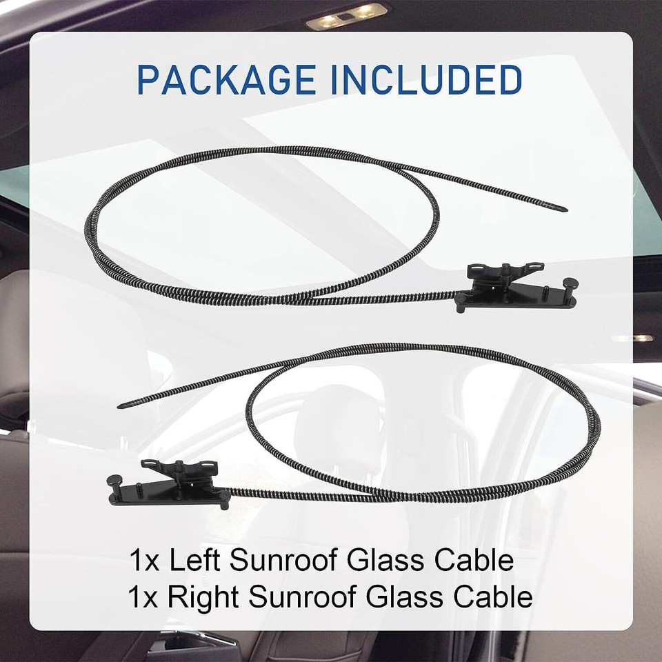 Lincoln Navigator Panoramic Sunroof Glass Cables Fit 2018-2024 | eBay