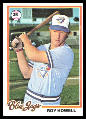 1978 Topps Roy Howell #394Toronto Blue Jays VG 5G | eBay