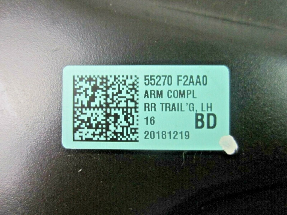 OEM TRAILING ARM REAR-LEFT for 17-20 HYUNDAI ELANTRA 18-19 GT OE# 55270 ...
