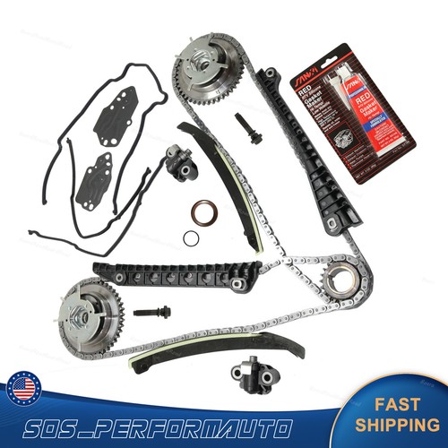 Fits F150-350 Navigator 5.4L Triton SOHC Timing Chain Kit with VVT Cam ...