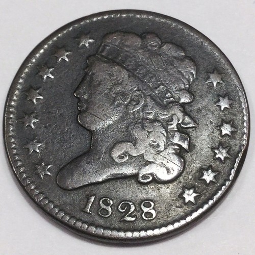 1828 Classic Head Half Cent Beautiful Coin Rare Date | eBay