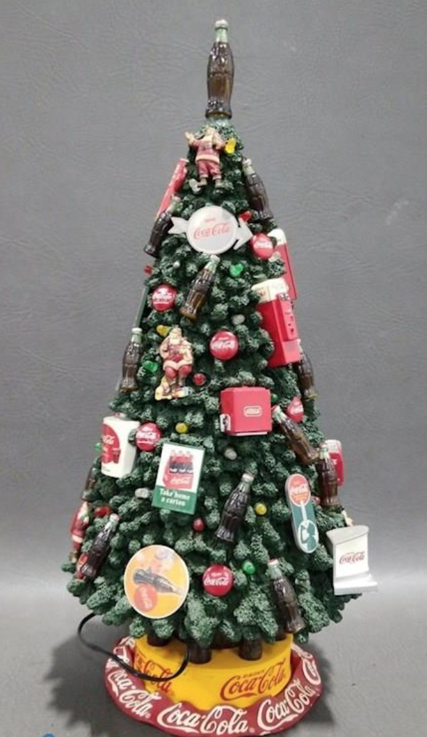 Coca Cola Christmas Tree Empty Bottles Of Coca Cola As A Christmas
