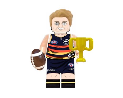 AFL Mini Figures - Custom Lego Adelaide Crows Rory Sloane Minifigure ...