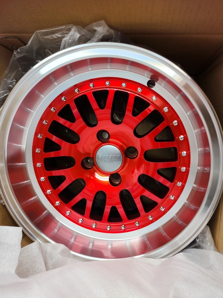 15" Rim CCW STYLE REPS WHEEL RIM FITMENT 15X8 +0 OFFSET 4X100 Red | eBay
