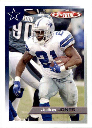 2005 Topps Total Julius Jones Football Cards #320 | eBay