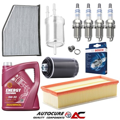 FITS SKODA OCTAVIA VRS 2.0 TFSI MK2 FULL SERVICE KIT + 5L OIL [2009 ...