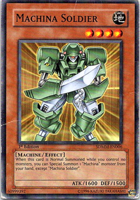 Machina Soldier SDMM-EN006 Yu-Gi-Oh! Heavy Play 1st Edition | eBay