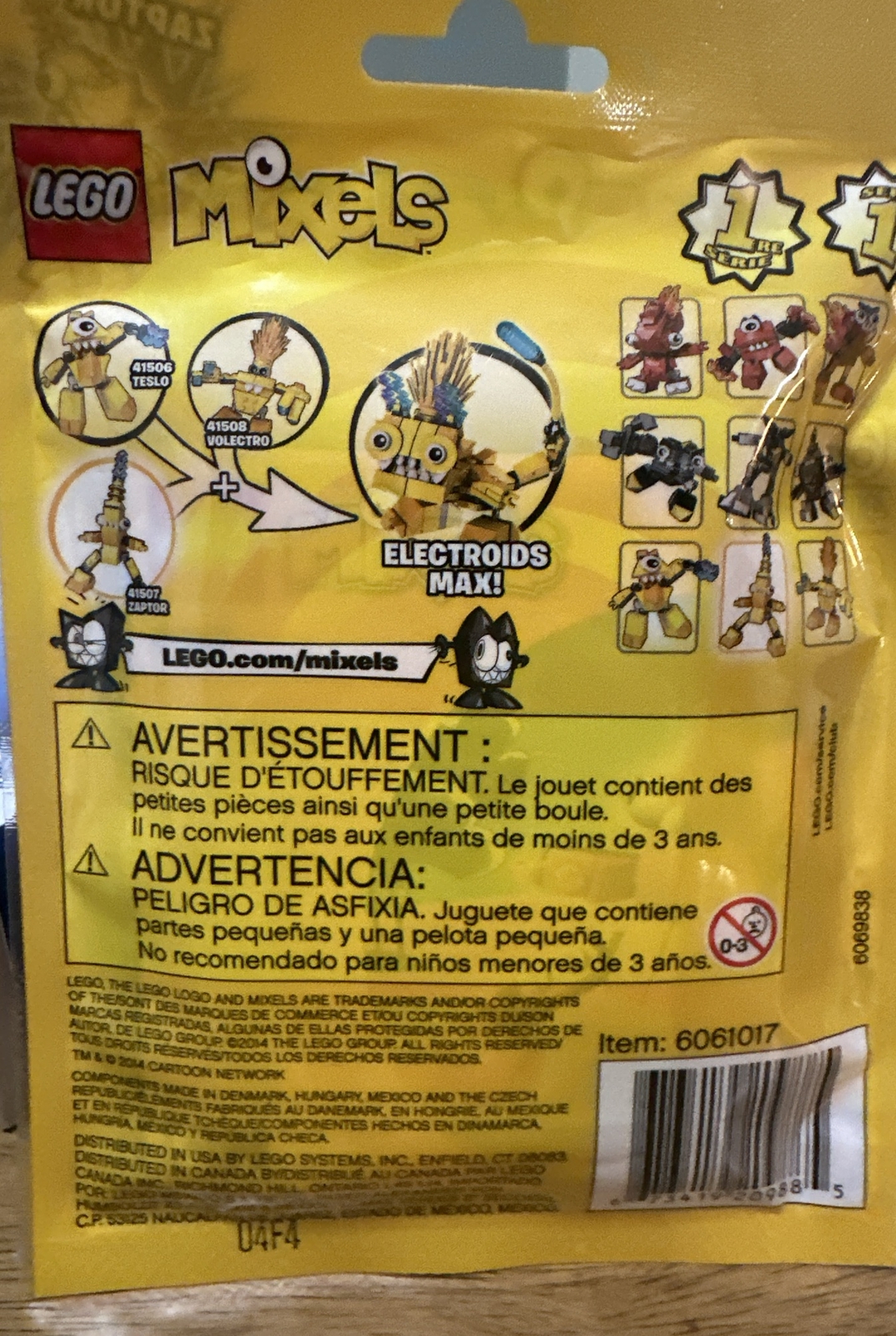 LEGO MIXELS: Zaptor (41507) for sale online | eBay