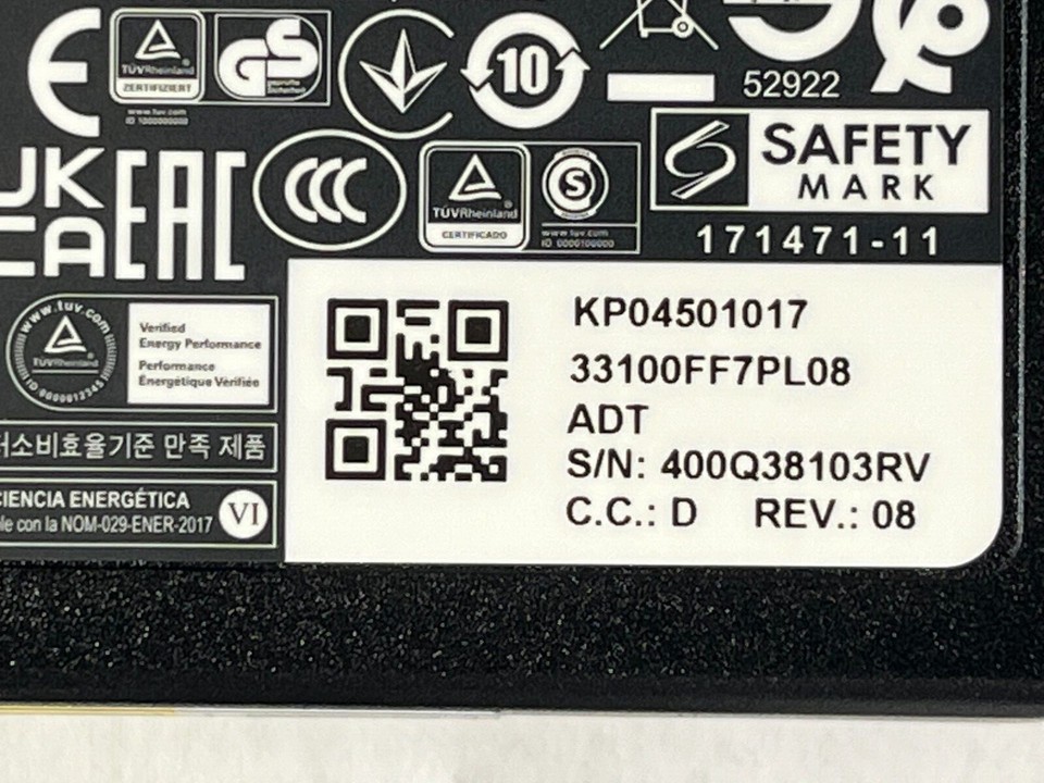 Genuine Acer AC Adaptor 45W 19V 2.37A ADP-45FE F KP.04501.017 1mm/3mm ...