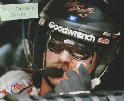 DALE EARNHARDT HELMET "The Intimidator" 7 TIME NASCAR CHAMPION 8 X 10 ...