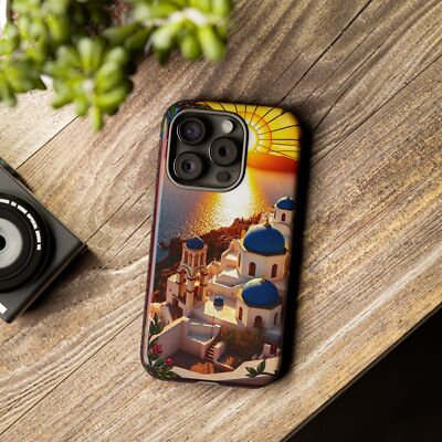 Breathtaking Santorini Greece Sunset Phone Case for Iphone and Samsung ...
