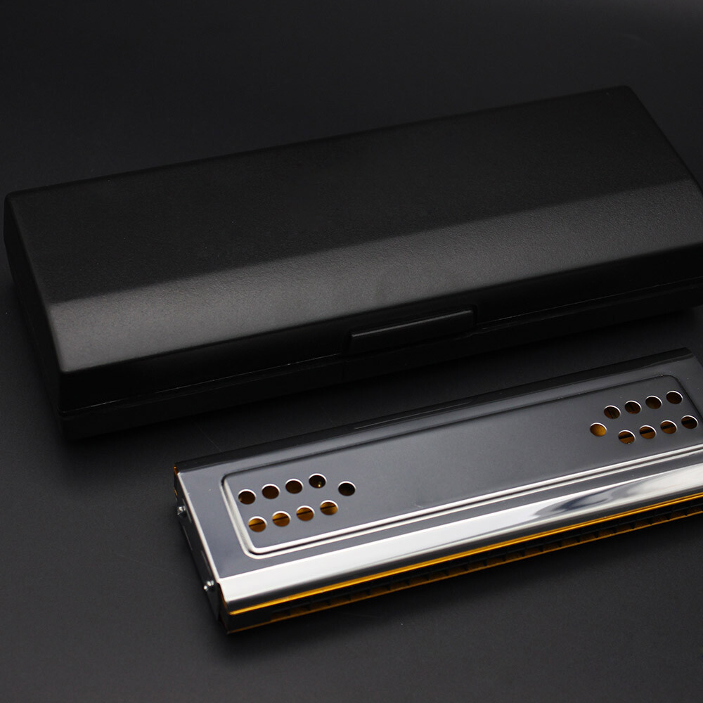 Swan 2-in-1 Dual-sided Tremolo Harmonica Mouth Organ Dural of C&G 24 ...