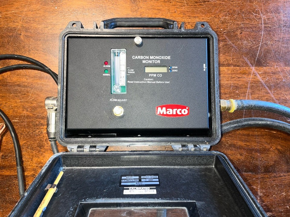 Marco A222 Carbon Monoxide Monitor - With Power Cord And Hose. Used | eBay