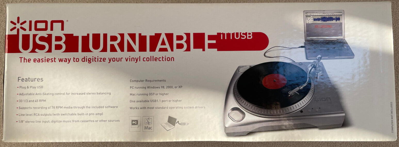 ION iTTUSB Turntable for sale online | eBay