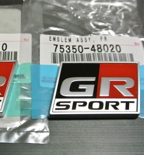 TOYOTA Genuine OEM GR Front Fender GR SPORT Logo Emblem LH | eBay