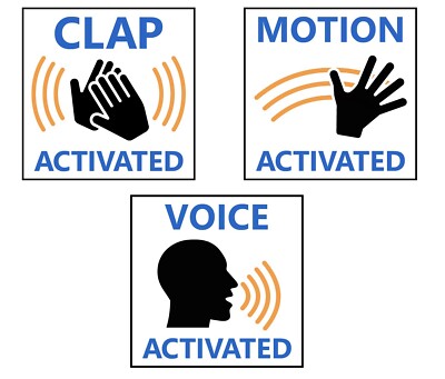 Clap Motion Voice Activated prank Joke Funny Sticker Laptop Truck Gamer ...