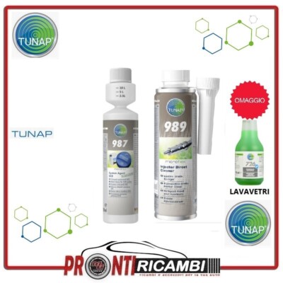 TUNAP 989 + 987 PULITORE INIETTORE DIESEL ANTICRISTALLIZAZIONE ...