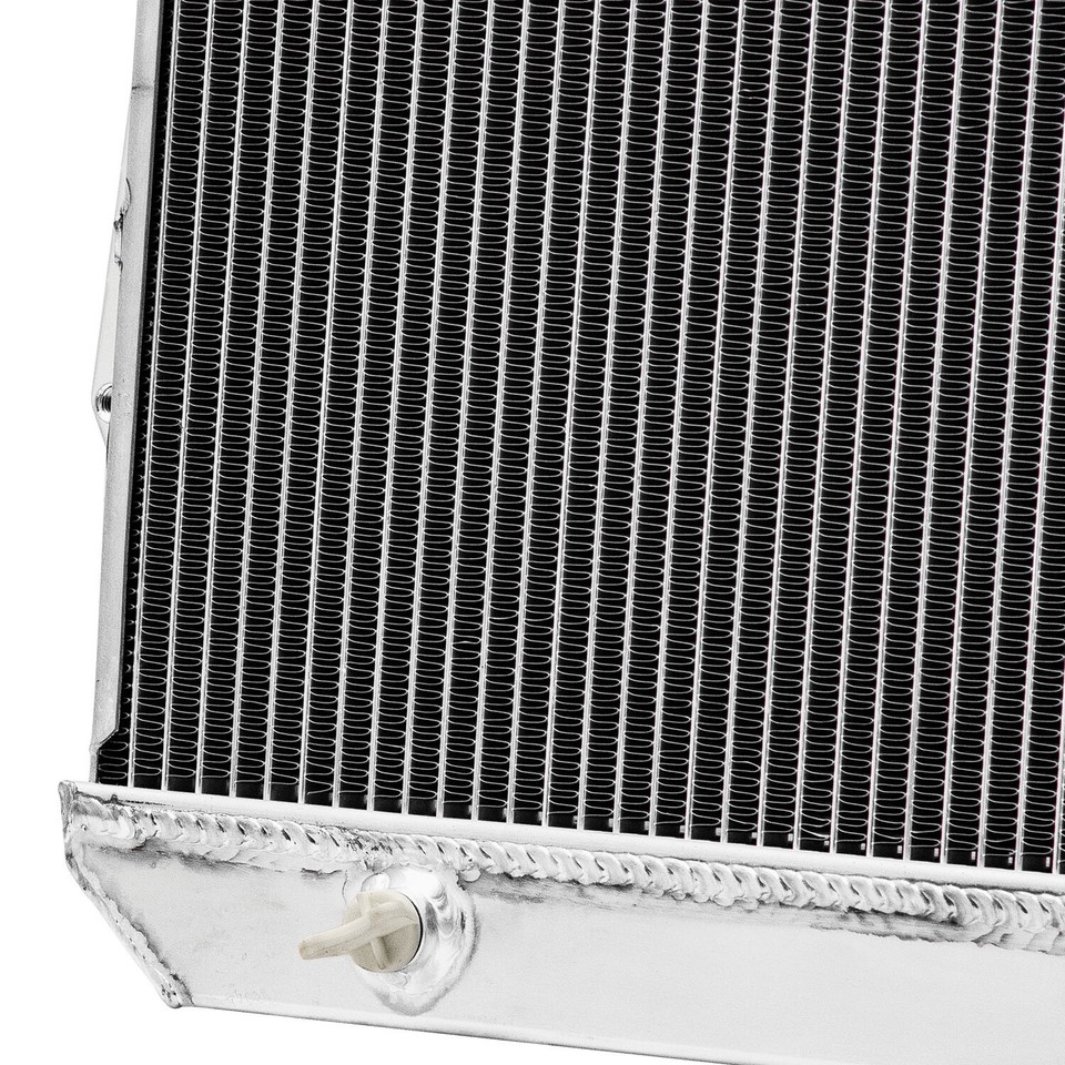 4 Row Radiator Fit 1943-1948 Chevy BN DR Base Fleetline Sedan Chevy V8 ...