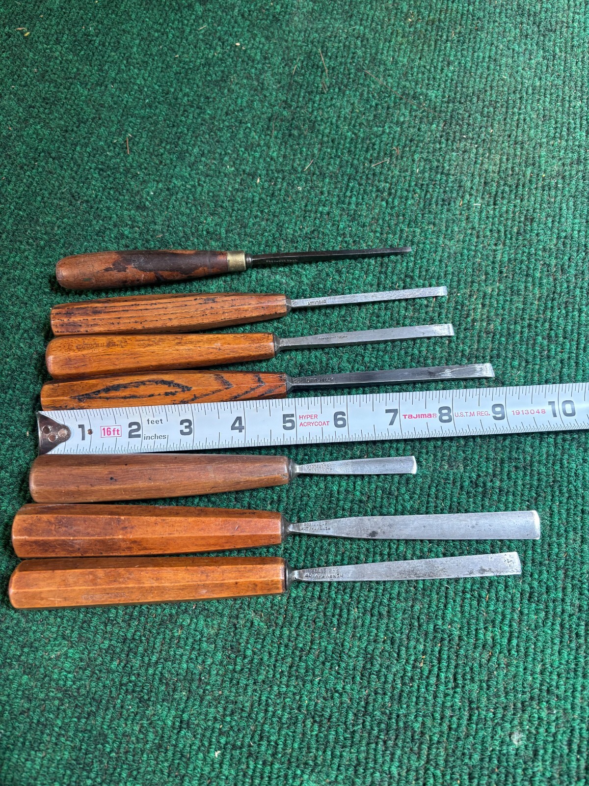 Set of 7 Vintage Wood Carving Chisel---Chip Carving---Cast Steel ...