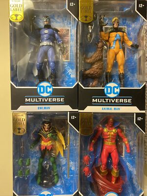 DC Multiverse Gold Label - Owlman animal man and red tornado vampire ...