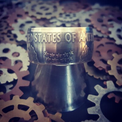 American Silver Eagle Coin Ring. Made To Order In Any Size. ASE. Pure ...