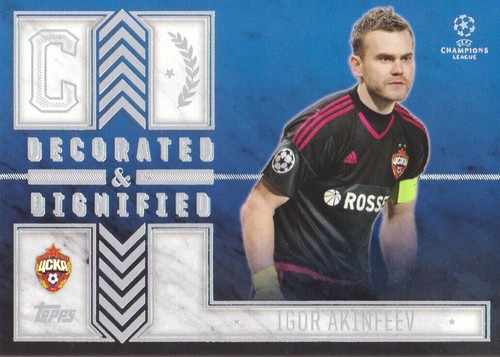 2015-16 Topps UEFA Champions League Decorated & Dignified #DD-IA Igor ...