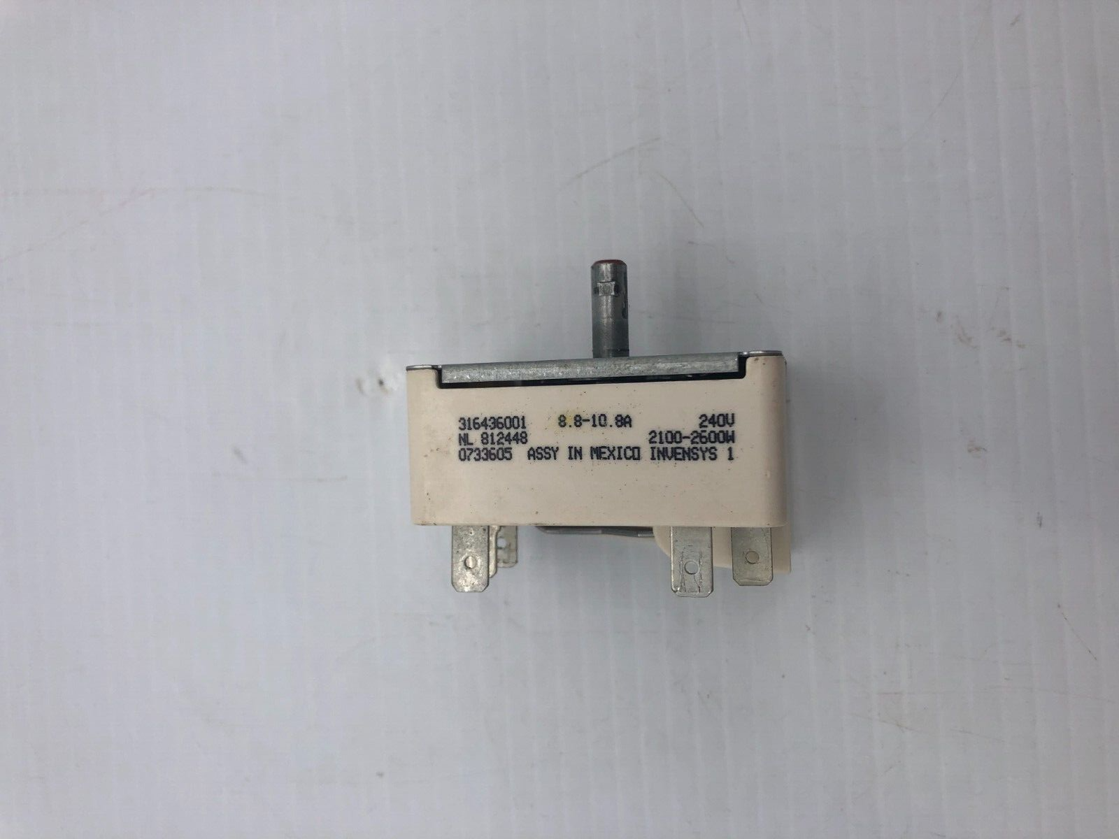 Genuine Whirlpool Range control Switch Part#NL 812448 316436001 0733605 ...