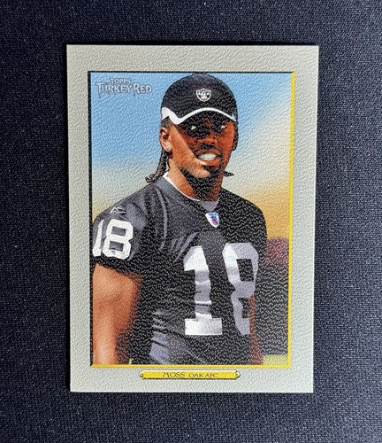 2006 Topps Turkey Red Randy Moss #273 Football Card Oakland Raiders HOF ...
