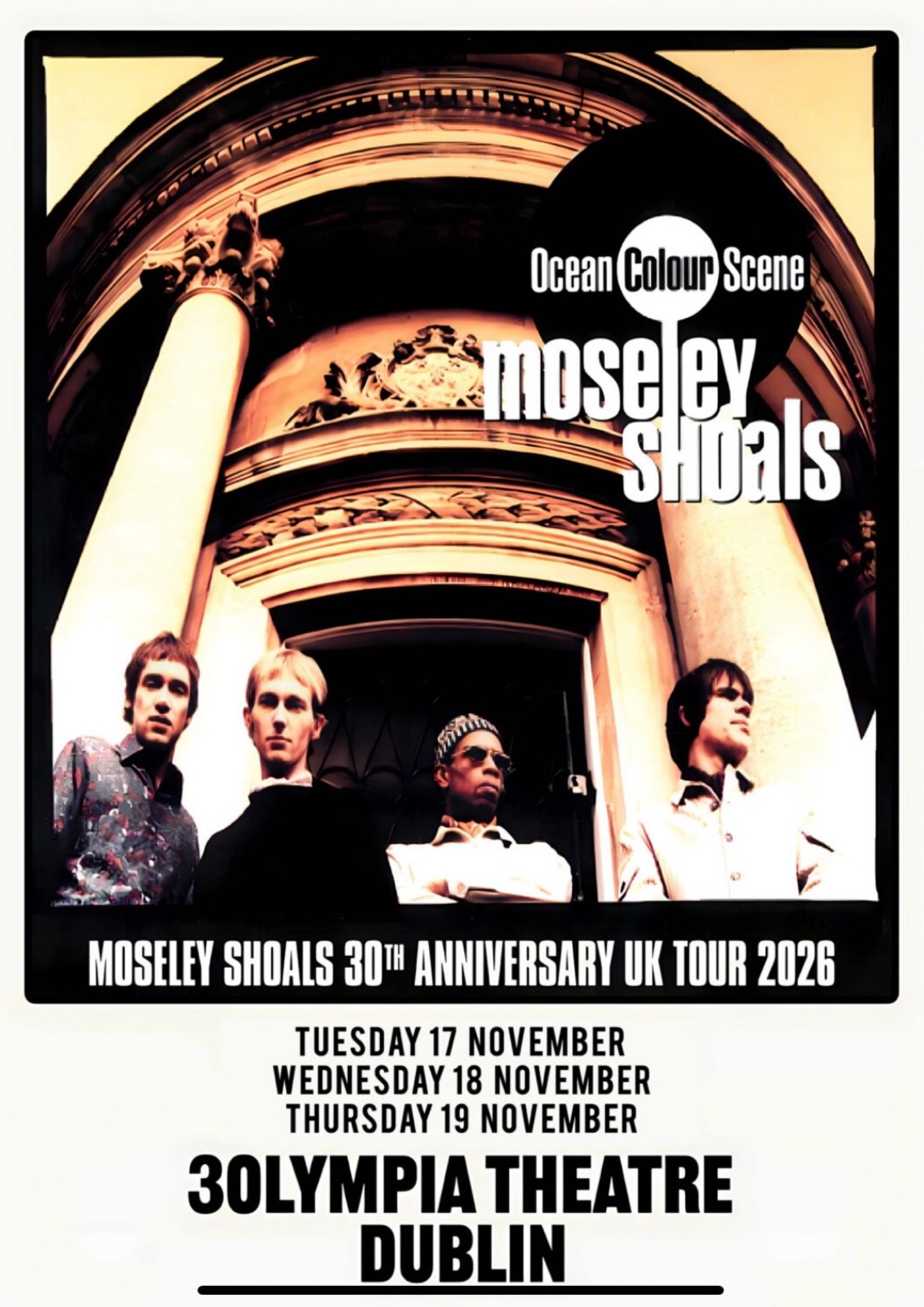 Ocean Colour Scene Dublin 2026 A3 A4 Print Poster Unframed | eBay UK