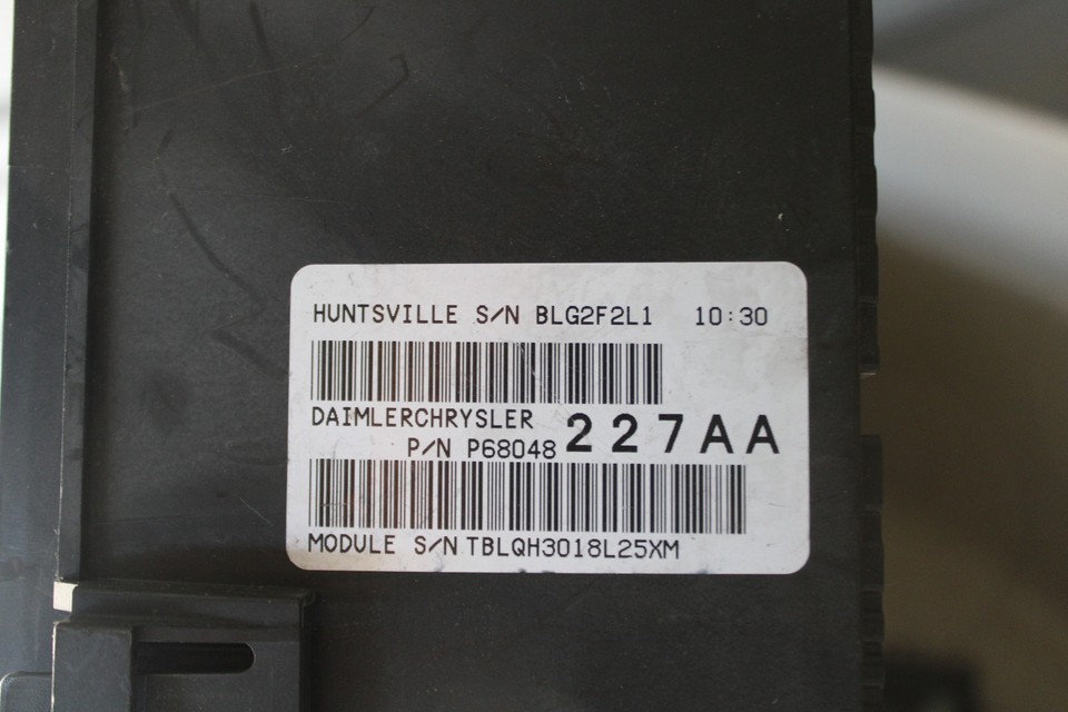 Jeep Patriot TIPM Fuse Box Power Module 68048227AA Plug & Play Life ...