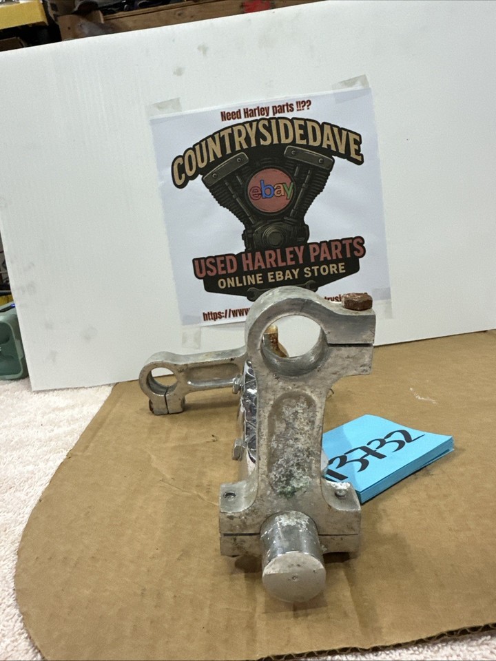 Harley Springer Inline Paughco Top Clamp Triple Tree Dog Bone Risers ...