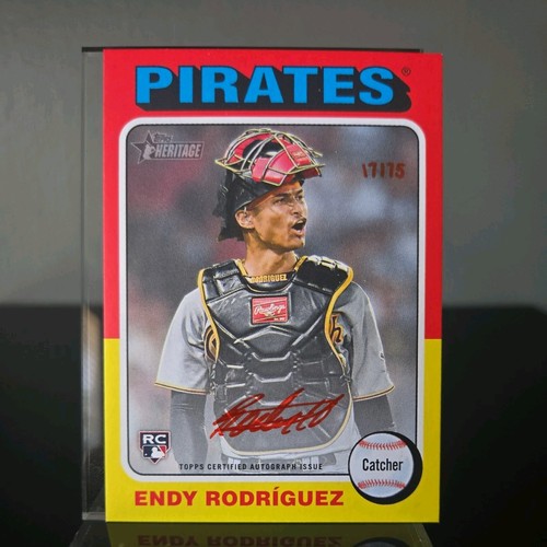 ENDY RODRIGUEZ 2024 Topps Heritage RED INK Real One Autograph #ROA-ER ...