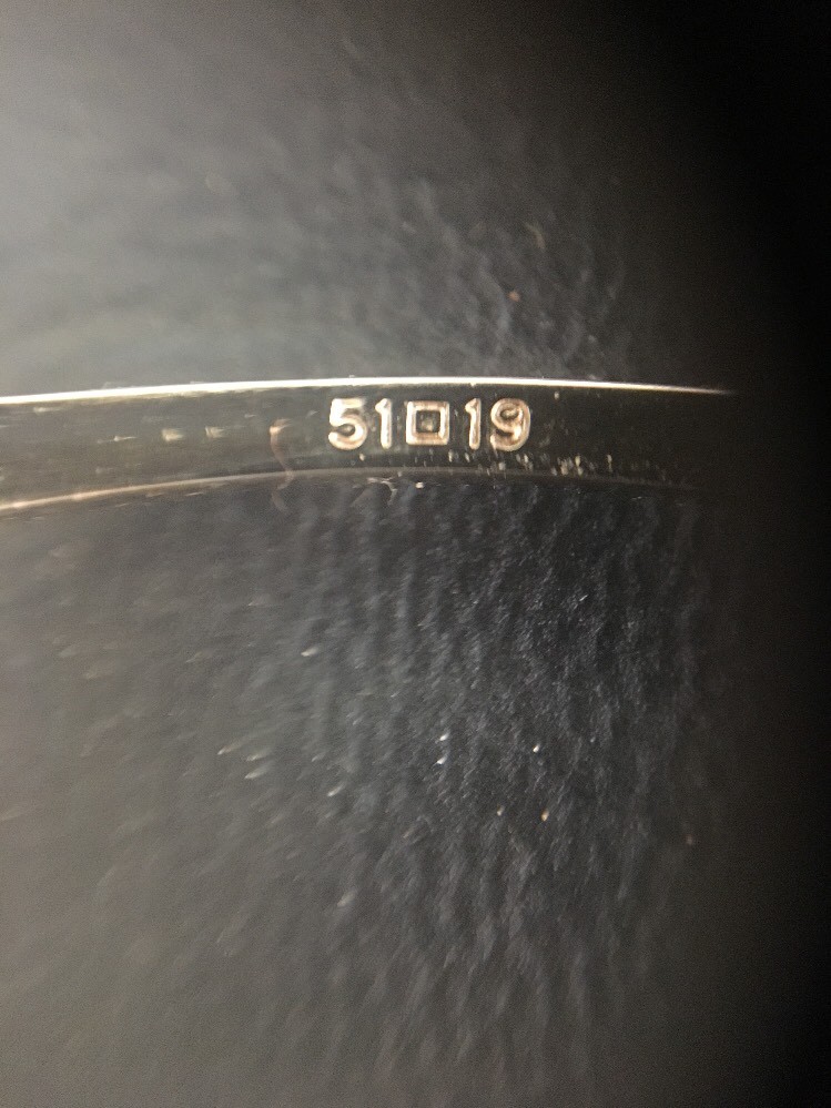 USED EYE GLASSES 51019 Looks Like Gold D37 | eBay